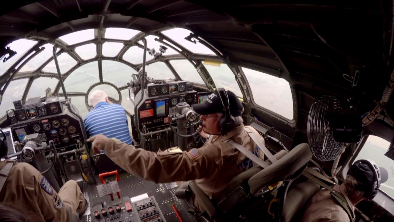 B-29 - Onboard video w/ procedures - THE EMPIRE