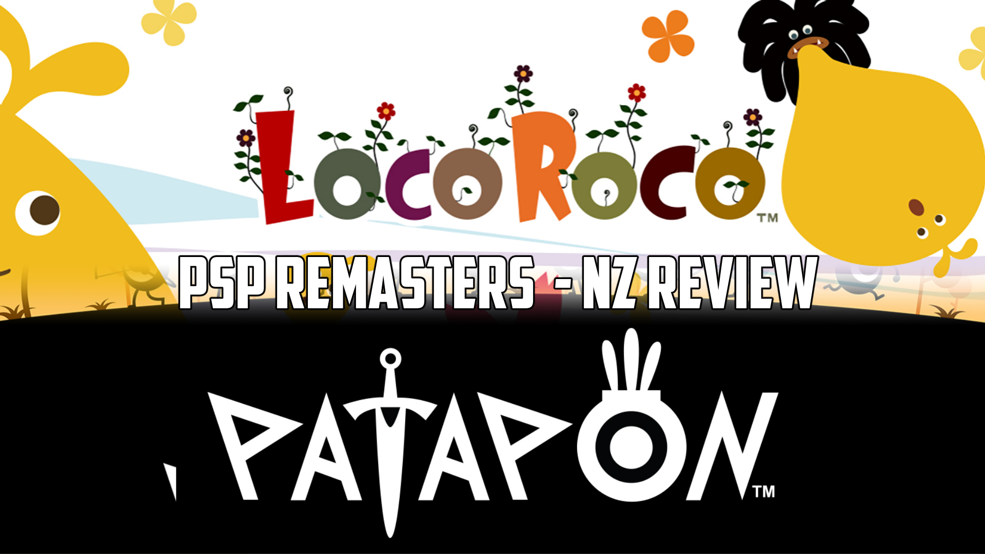 PSP Remasters - Locoroco / Patapon review - THE EMPIRE