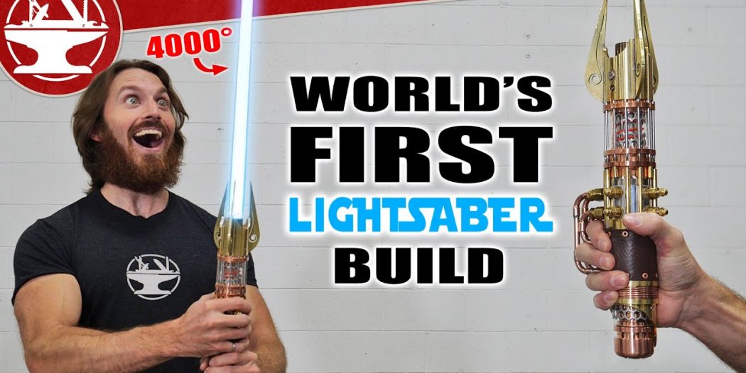The Hacksmith creates worlds first Plasma based Lightsaber - THE EMPIRE